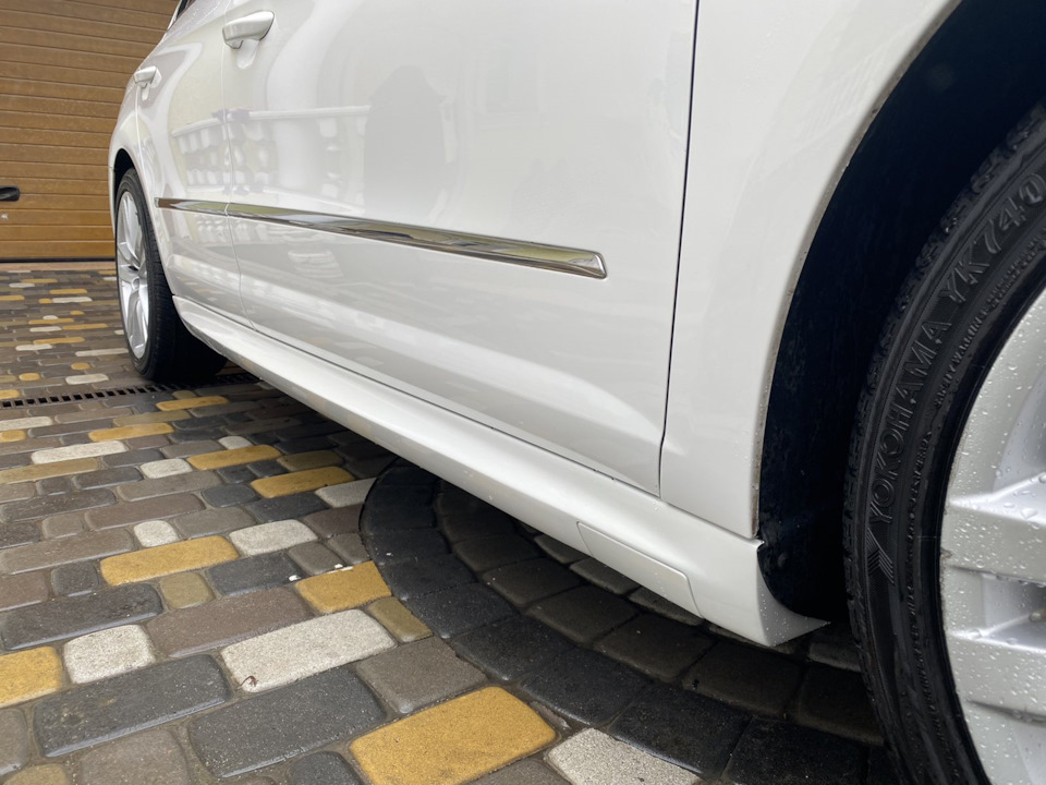 Пороги R-line — Volkswagen Passat CC, 2 л, 2013 года | тюнинг | DRIVE2