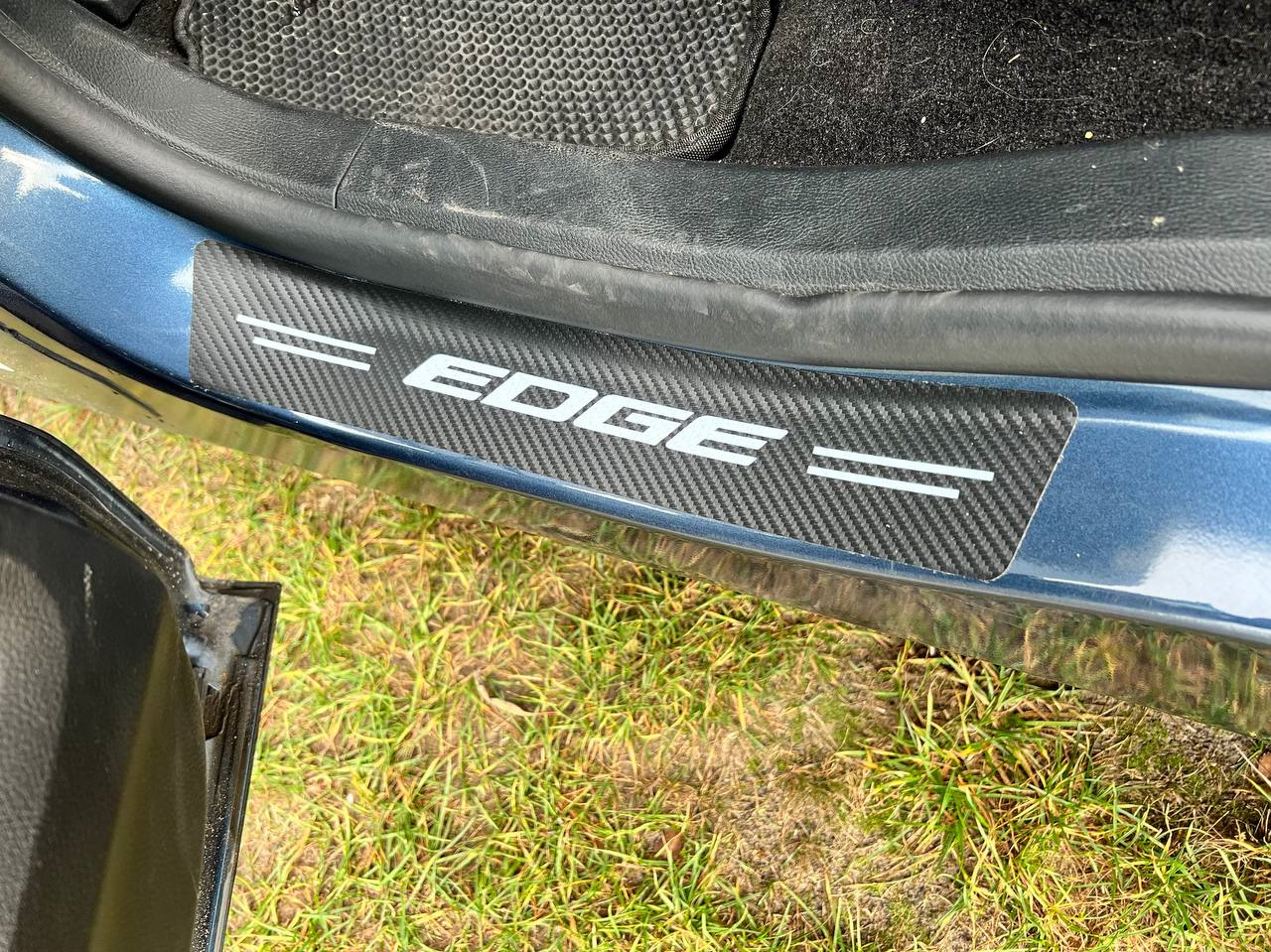 Защитные наклейки на пороги — Ford Edge (2G), 2 л, 2019 года ...