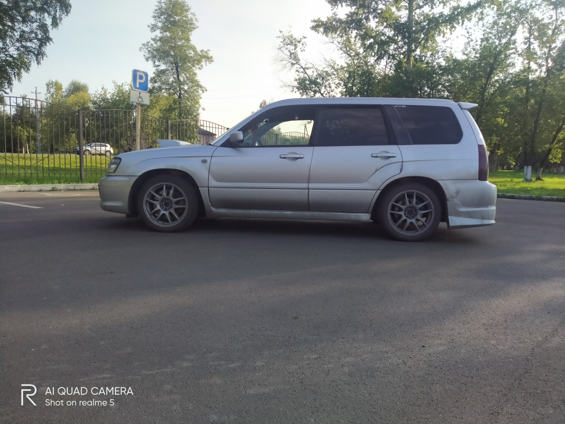 Борьба за красоту и клиренс. — Subaru Forester (SG), 2 л, 2003 года | тюнинг | DRIVE2