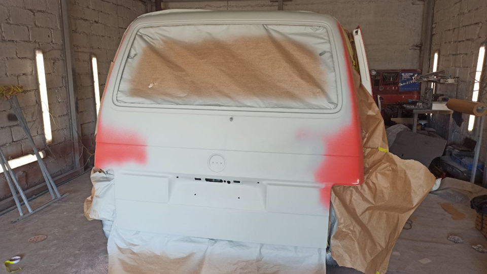Немного кузовни в ленту — Volkswagen Transporter T4, 2,5 л, 2000 года ...