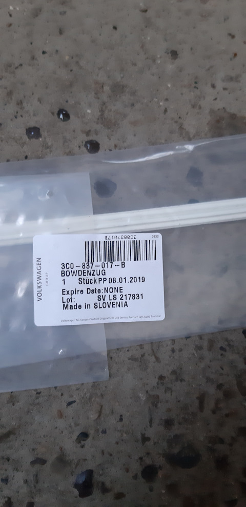 3C0837017B Гибкая тяга VAG | Запчасти на DRIVE2