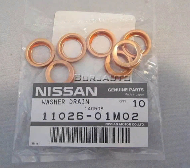 1102601M02 Прокладка масляной пробки NISSAN INFINITI | Запчасти на DRIVE2