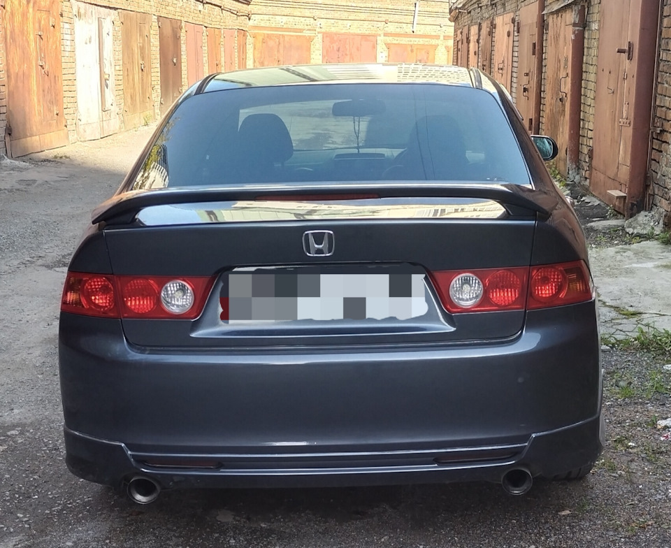 Симметрия Euro R — Honda Accord (7G), 2,4 л, 2003 года | просто так | DRIVE2