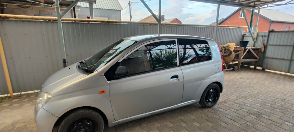 34) Тонировка передних и лобового стекол — Daihatsu Mira (L250, L260 ...