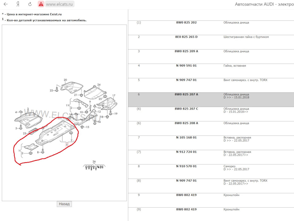 N91057001 ВИНT САМОРЕЗ КРЕПЛЕНИЯ VAG | Запчасти на DRIVE2