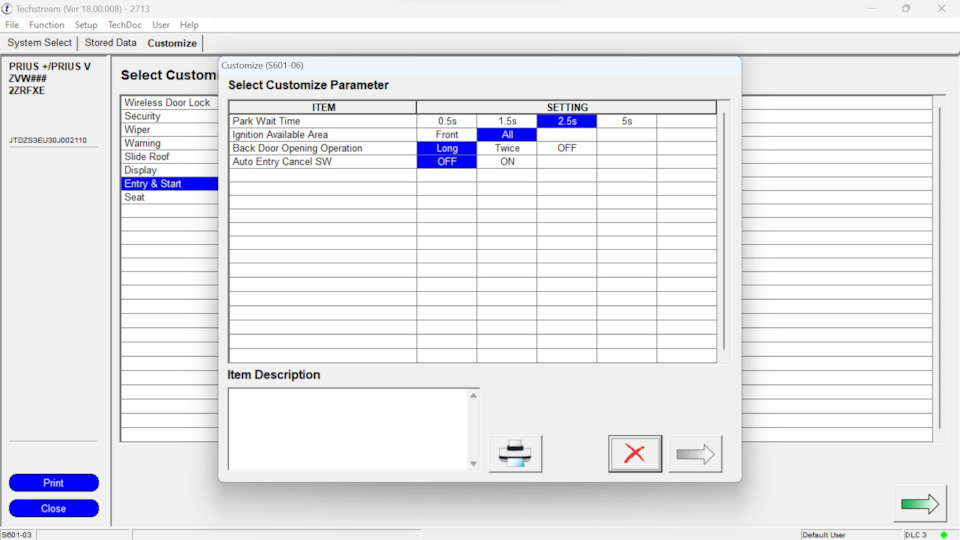 15. Techstream #2. Подключение и кастомизация — Toyota Prius Plus, 1,8 ...