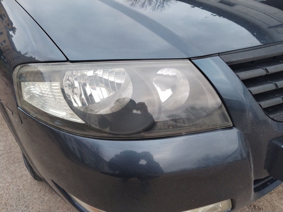 Фары в пленку — Nissan Almera Classic (B10), 1,6 л, 2006 года ...