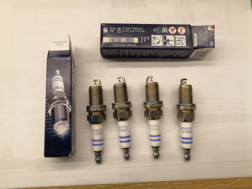 0242245576 Свеча зажигания BOSCH | Запчасти на DRIVE2