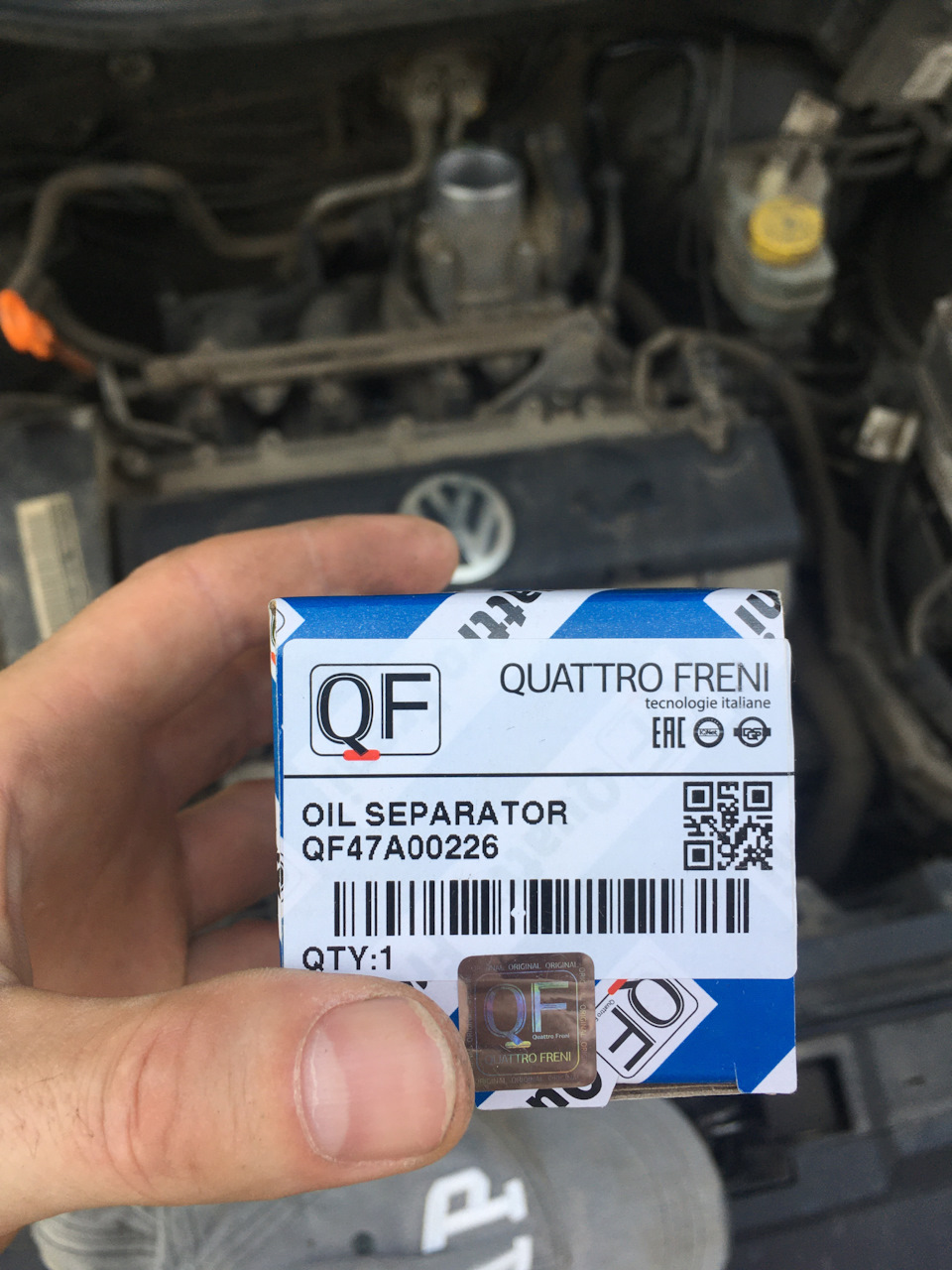QF47A00226 Клапан системы вентиляции картера Quattro Freni | Запчасти ...
