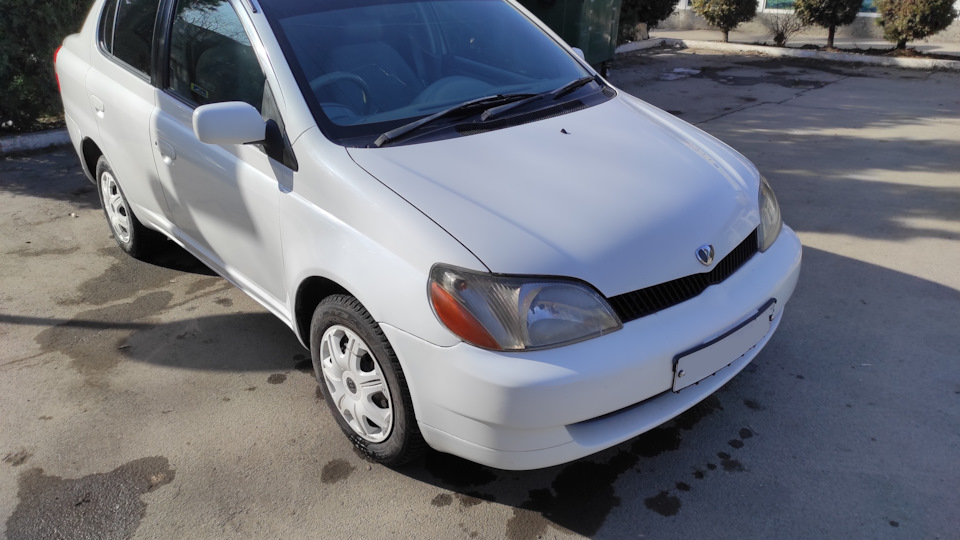 Прокладка между коллектором и штанами. Замена ГРМ — Toyota Platz, 1 л ...