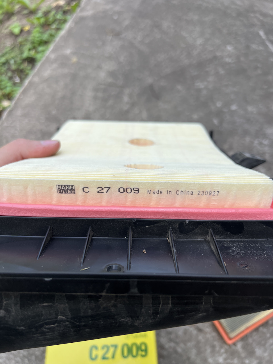 С27009 Mann Filter из поднебесной — Volkswagen Tiguan (2G), 1,4 л, 2021 ...