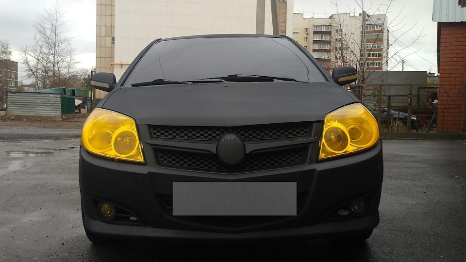 Установка Ксенона на Джили МК. Эффект Супер! — Geely MK, 1,5 л, 2011 ...