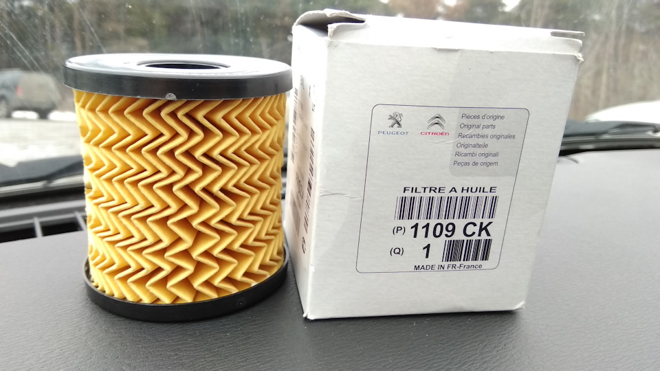 1109CK Фильтр масляный Peugeot Citroen | Запчасти на DRIVE2