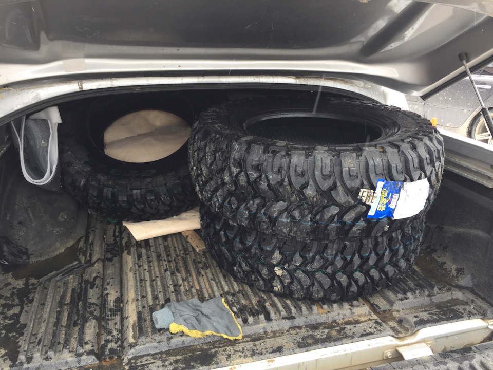 Приобретение и замена автошин — Nissan Navara (2G), 2,5 л, 2007 года ...