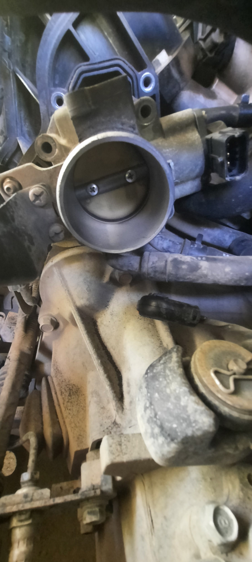 Мойка радиаторов и чистка дроселя — Hyundai Elantra (4G), 1,6 л, 2008 ...