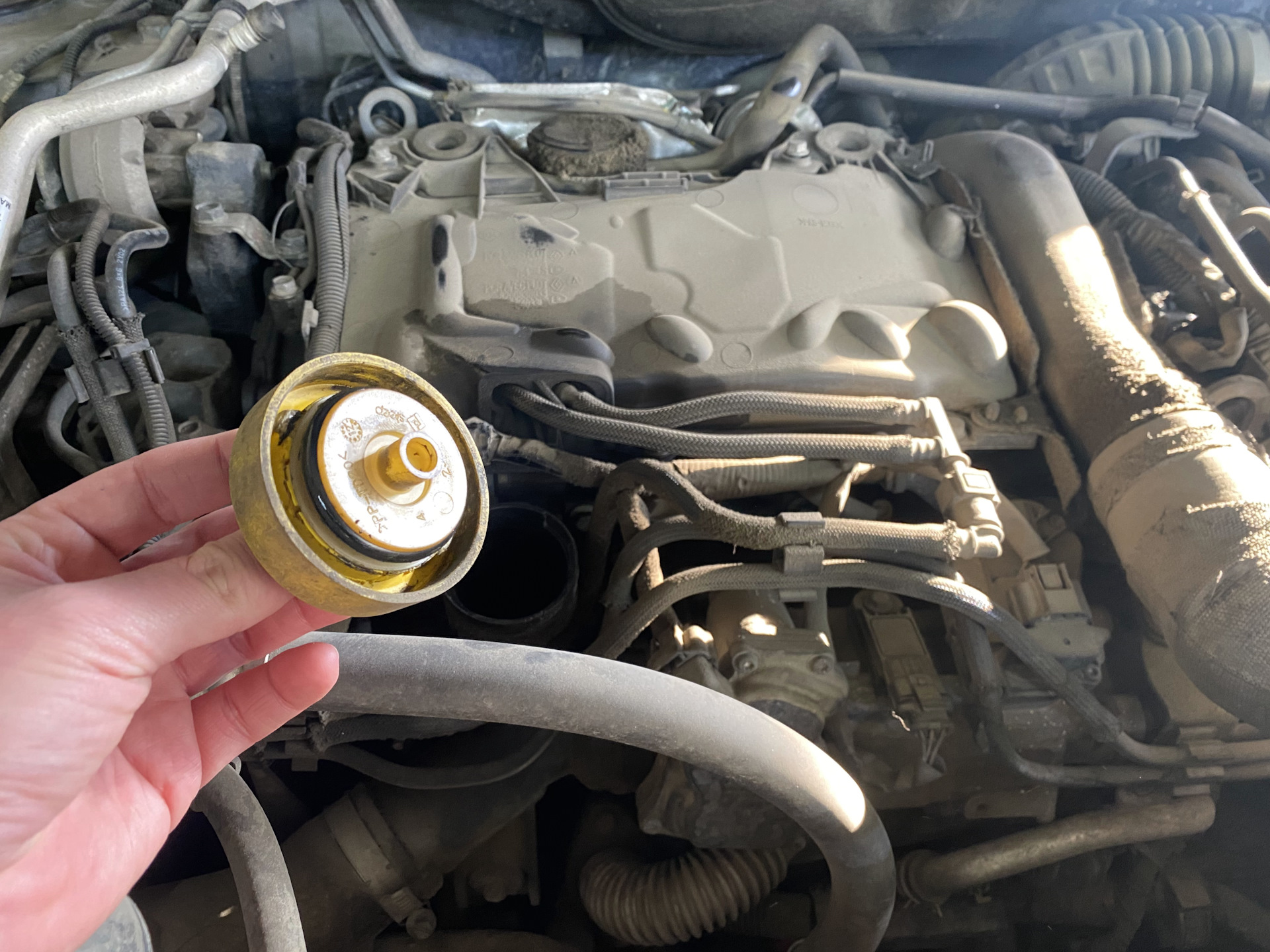 003. Щуп для проверки уровня масла в двигателе — Nissan X-Trail II (t31 ...