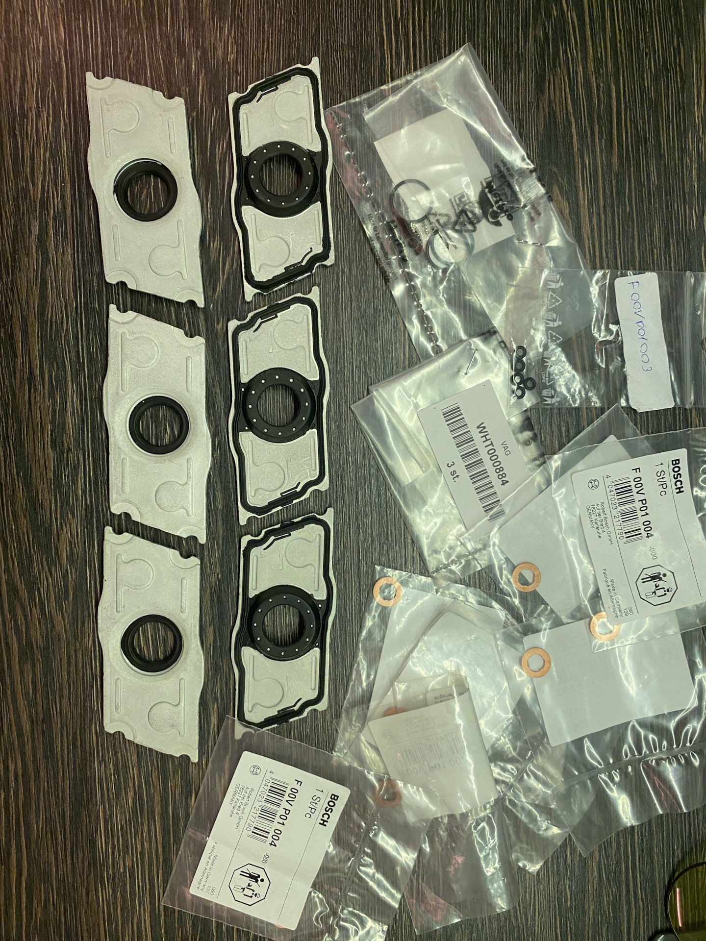 Замена крышек, колец форсунок — Audi A6 (C6), 3 л, 2010 года | визит на ...