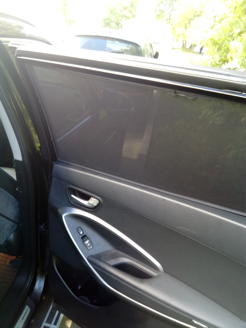 Солнцезащитные экраны — Hyundai Grand Santa Fe, 3,3 л, 2014 года ...