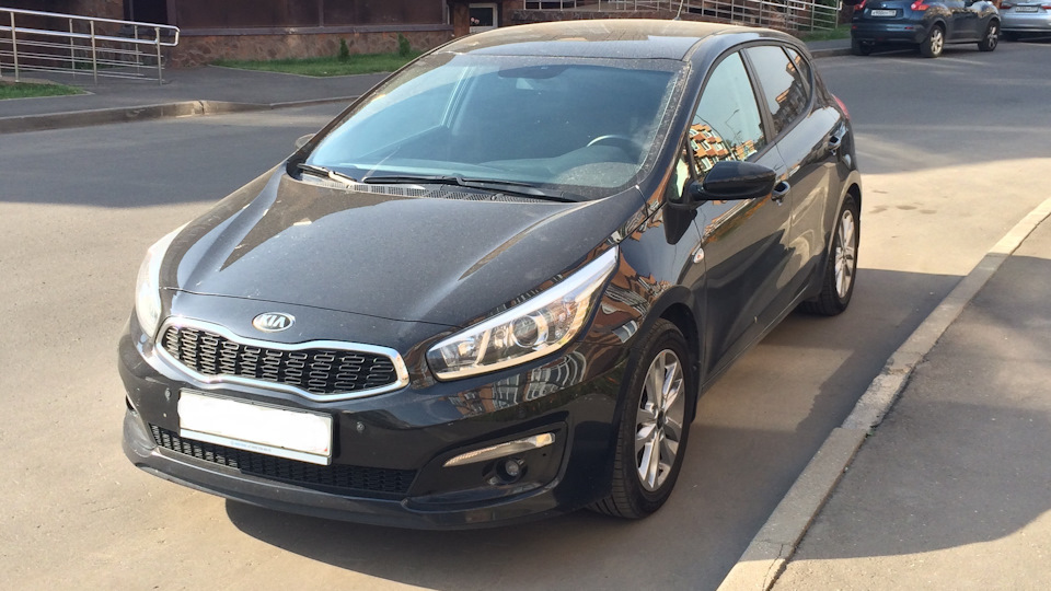 Замена передних тормозных дисков, ПТК и ЗТК — KIA Ceed (2G), 1,6 л ...