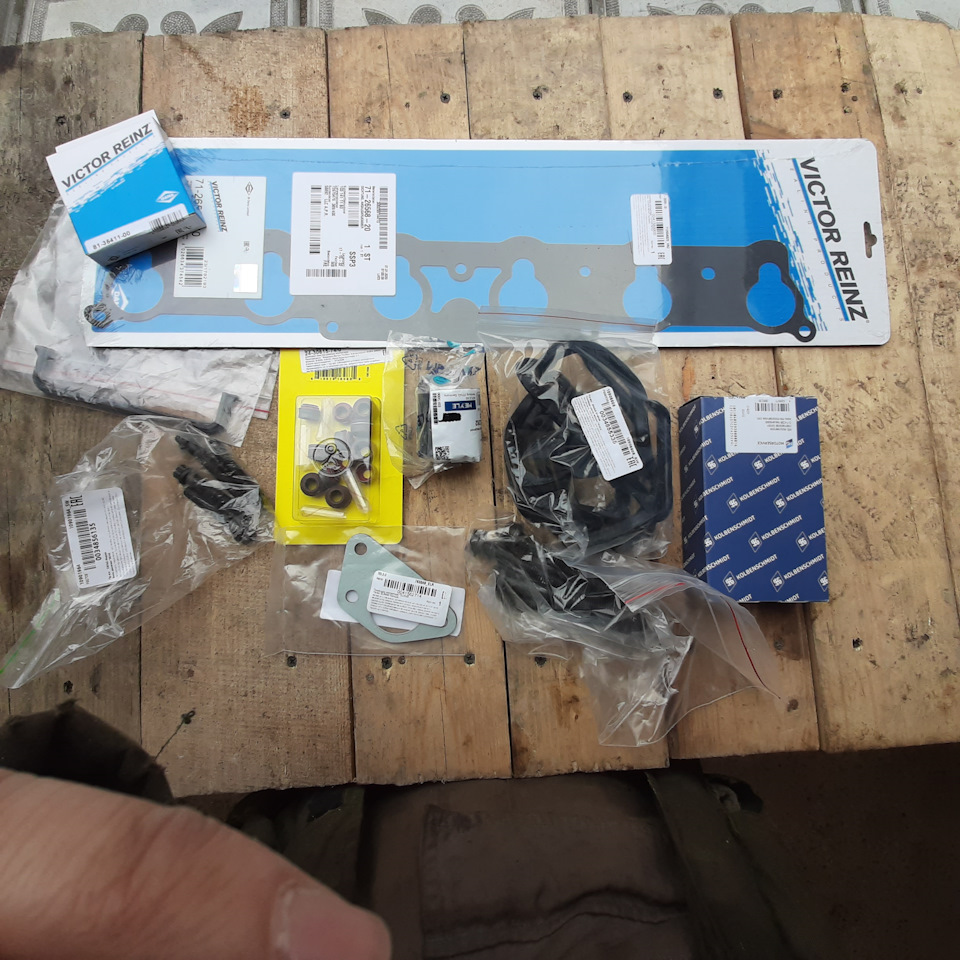 Сборка двигателя — Mercedes-Benz E-class (W124), 2,6 л., 1988 года ...