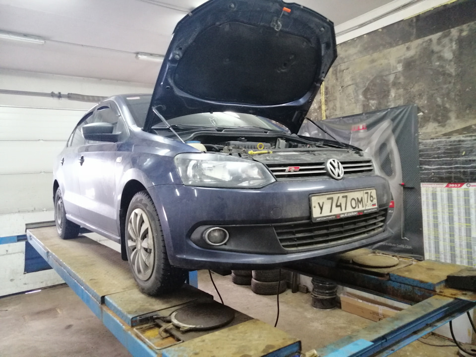 ТО — 112000 Км — Новое масло Wolf — Volkswagen Polo Sedan, 1,6 л, 2013 ...