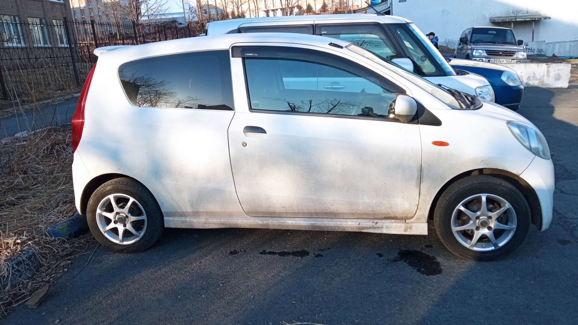 Смена обуви на летнюю) — Daihatsu Mira (L275/L285), 0,7 л, 2010 года | колёсные диски | DRIVE2