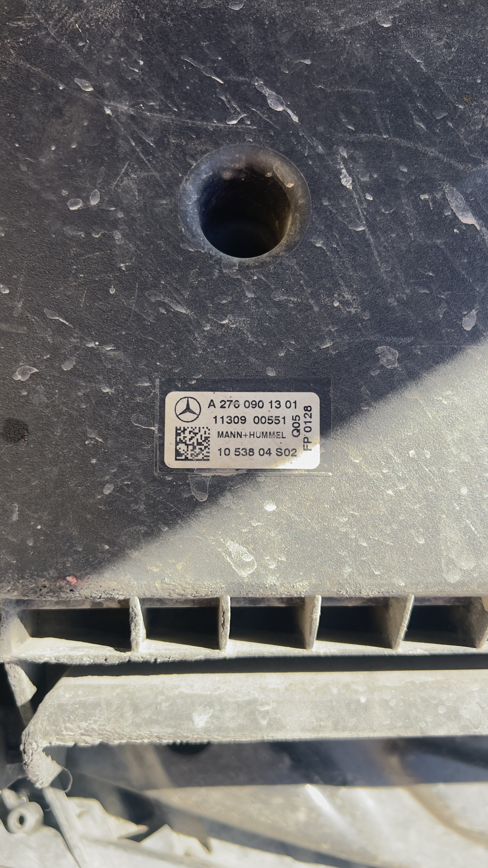 A2760901301 Фильтр воздушный коллектора впускного Mercedes | Запчасти ...