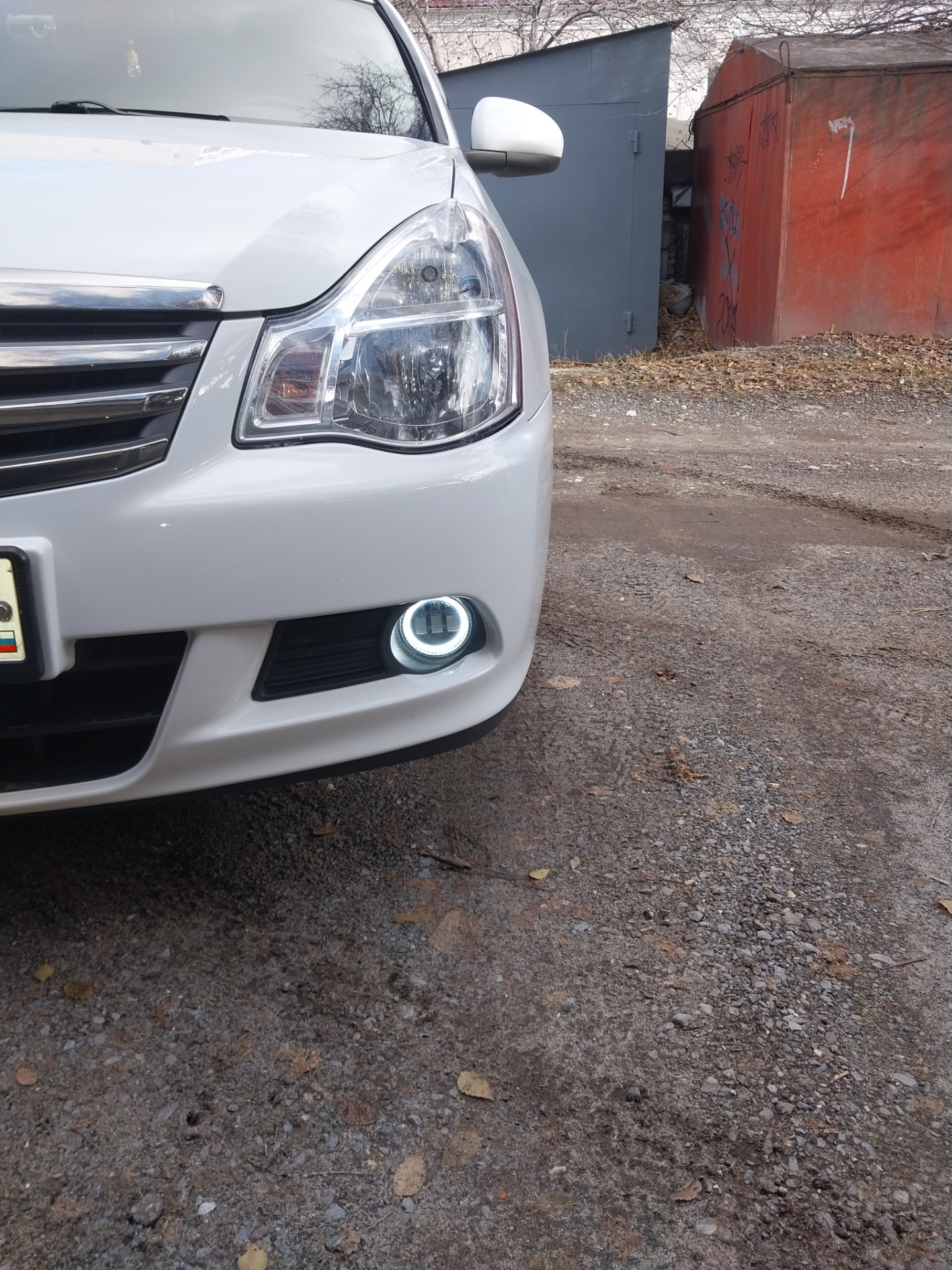 Противотуманки — Nissan Almera V (G11/15), 1,6 л, 2018 года | тюнинг ...