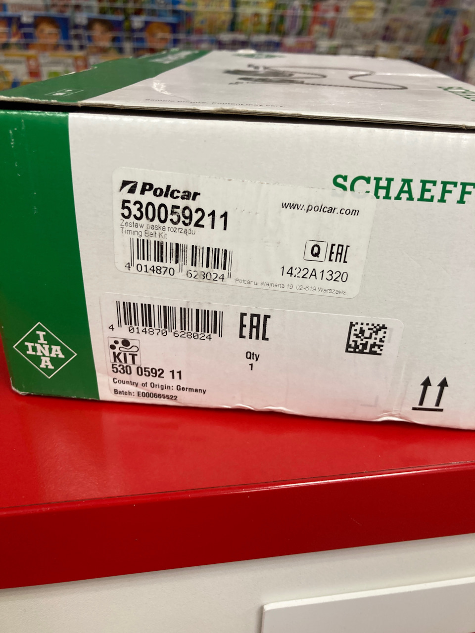 530059211 Комплект ремня ГРМ INA | Запчасти на DRIVE2
