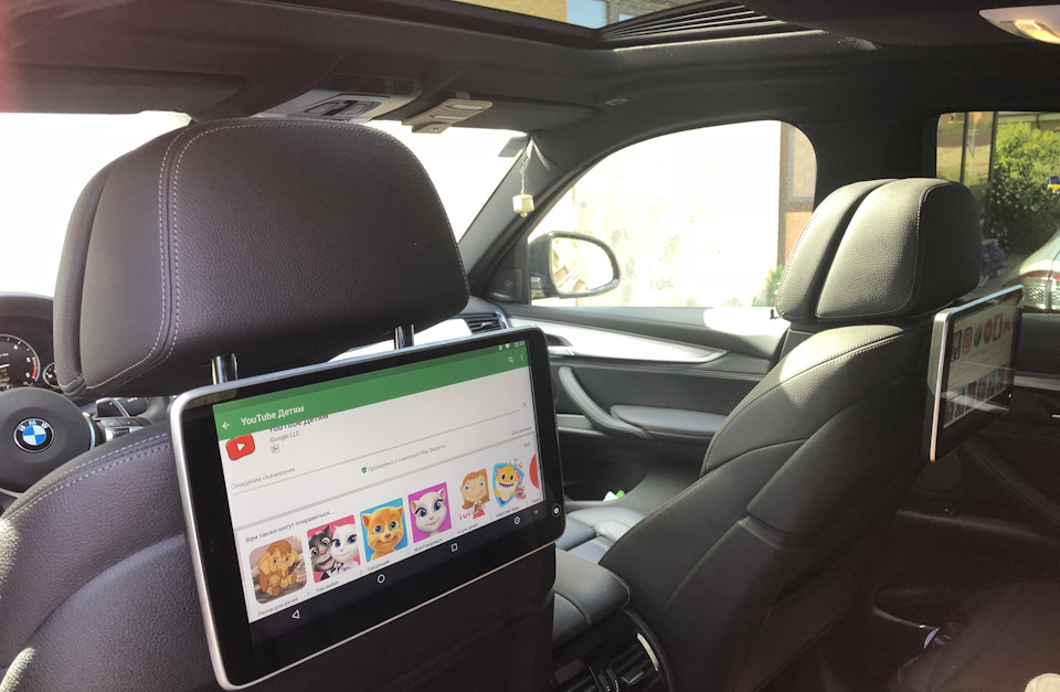 Мониторы для задних пассажиров, DVB-T2 тюнер, android компьютеры — BMW ...