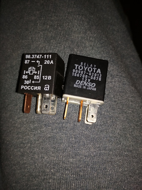 9098702012 Реле TOYOTA LEXUS | Запчасти на DRIVE2