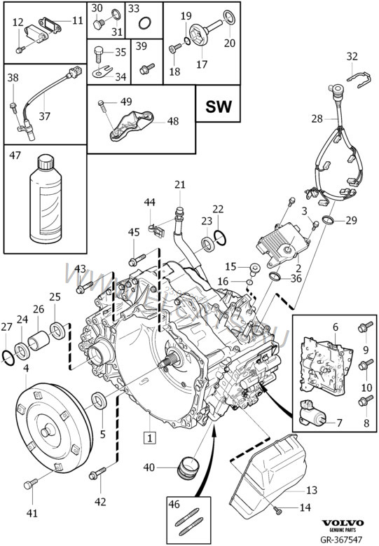 А льет ли кто в АКПП жиду Aisin? — Volvo XC70 III, 2,4 л, 2011 года ...