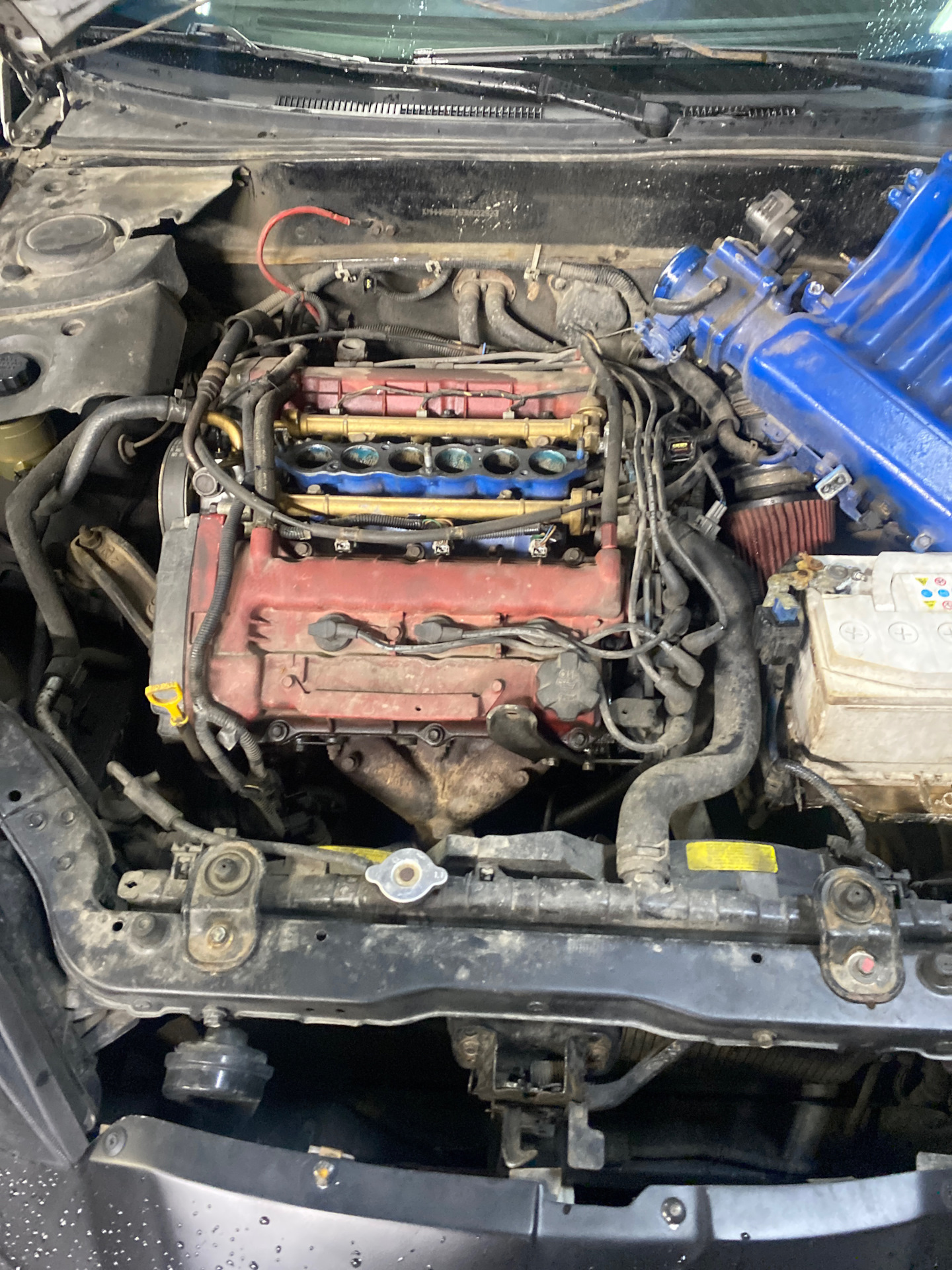 Доработка идущая по плану — Hyundai Tiburon (GK), 2,7 л, 2003 года ...