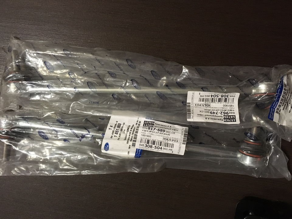 Замена передних стоек стабилизатора (оригинал) и чистка дроссельной ...