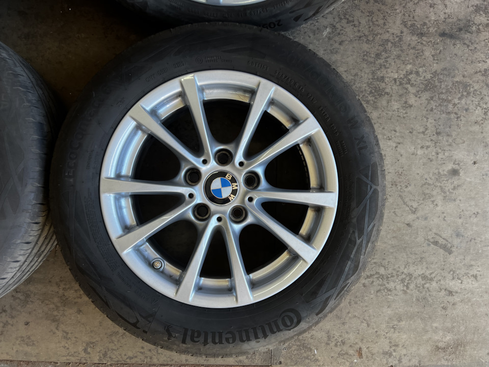 Шины летние Continental 205/60 R16, литые диски BMW 7Jx16 ET31 5x120 на ...