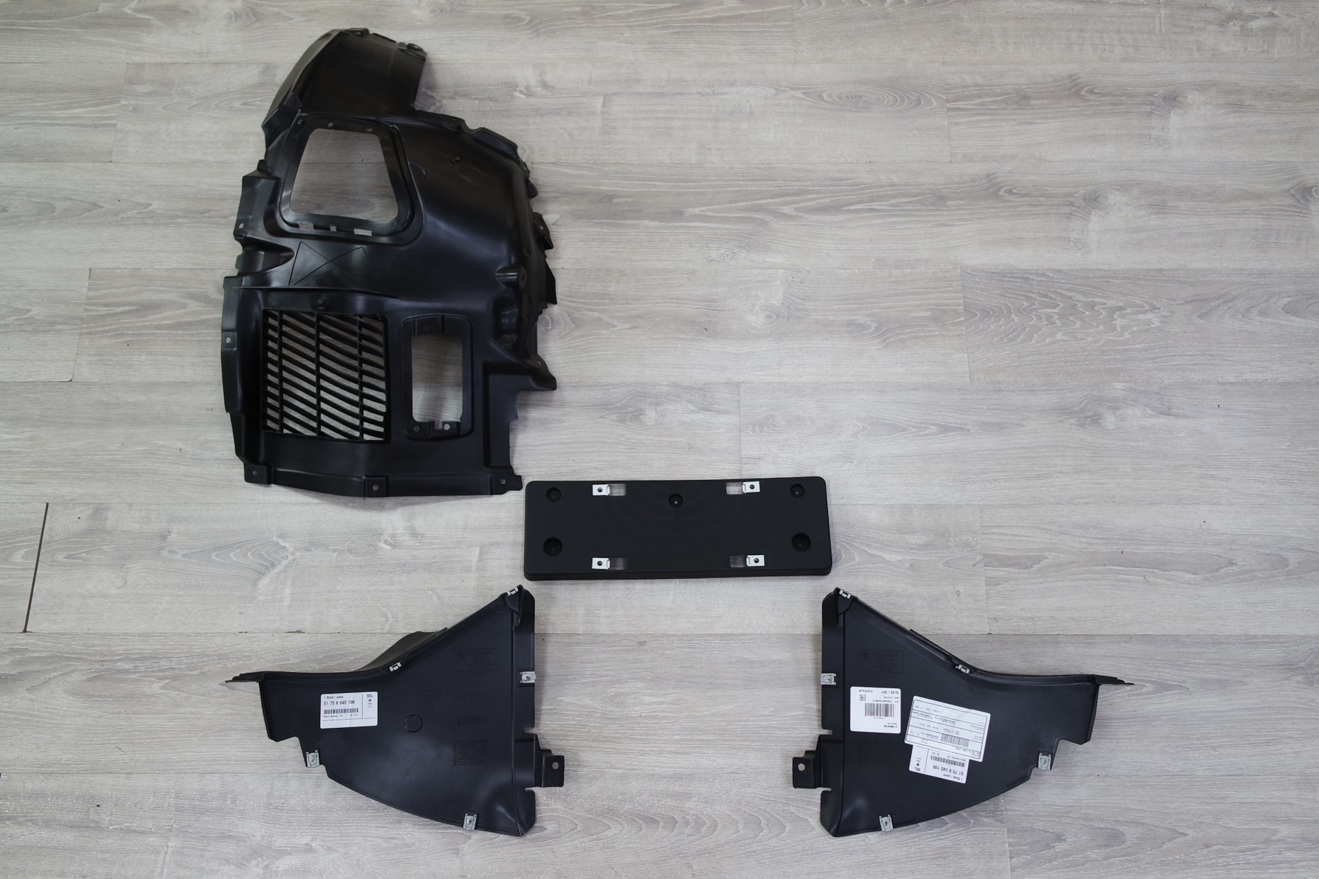 Детали для установки переднего "М" бампера — BMW 5 series (F10), 2 л ...