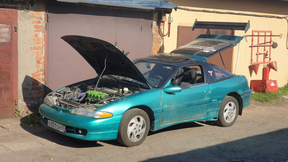 Полное ТО задних суппортов — Mitsubishi Eclipse (1G), 1,8 л, 1992 года ...