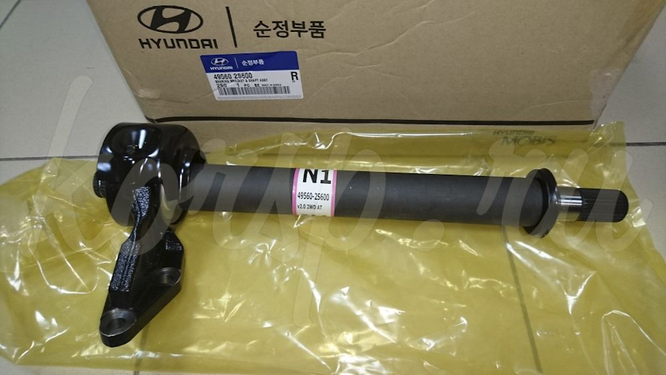 Промежуточный вал правого переднего привода — Hyundai ix35, 2 л, 2012 ...