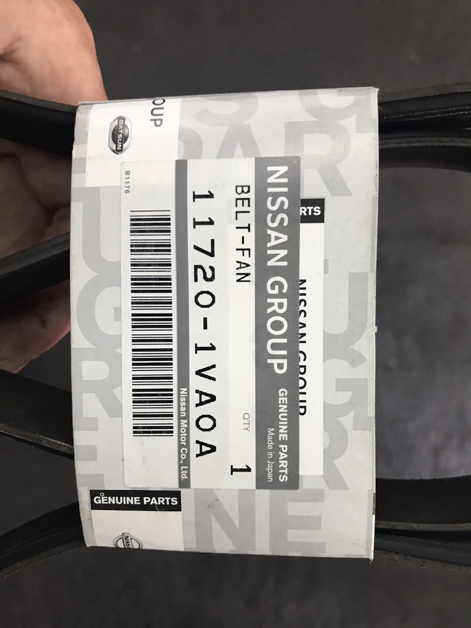 117201VA0A Поликлиновой ремень NISSAN INFINITI | Запчасти на DRIVE2