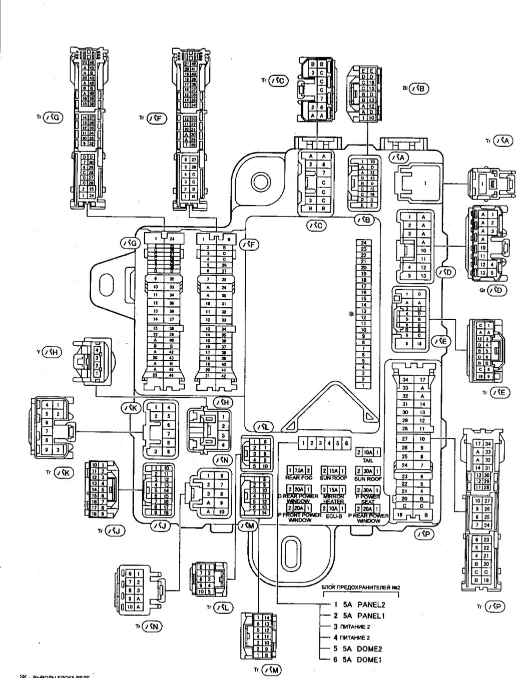 #1748.Предохранители и реле. GX110 Blit дорестайл. Часть 2. — DRIVE2