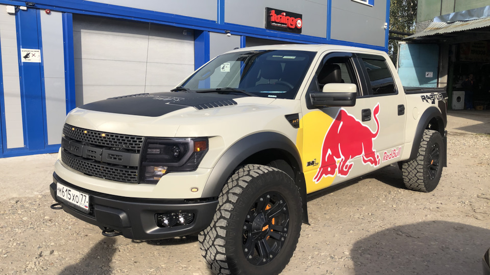 Ford F-Series (12G) 6.2 бензиновый 2013 | Raptor SVT Red Bull на DRIVE2
