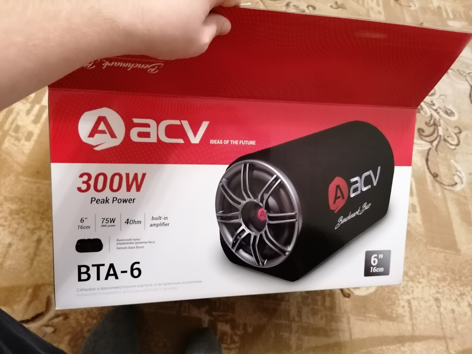 Автомобильный сабвуфер ACV BTA-6 — Lifan X60, 1,8 л, 2015 года | автозвук | DRIVE2