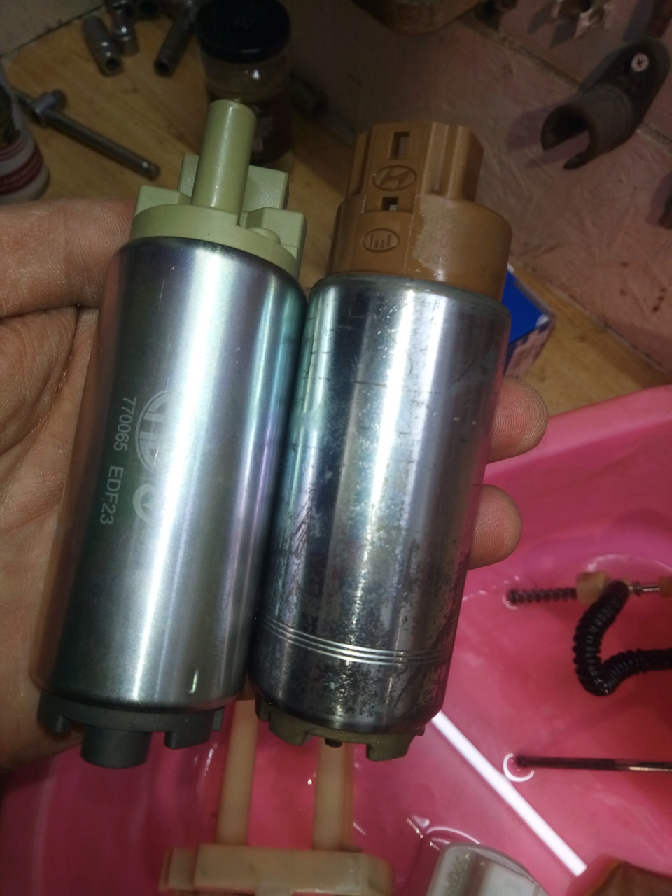 замена бензонасоса — Hyundai Elantra (4G), 1,6 л, 2008 года | своими ...