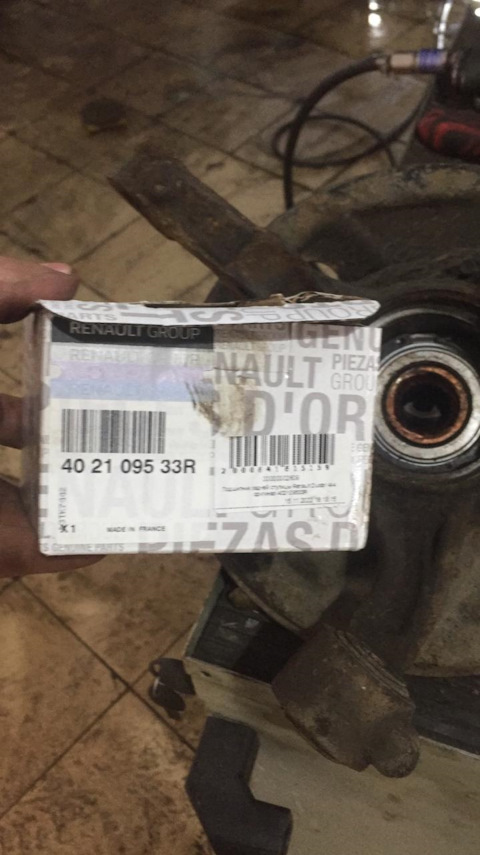 402109533R Подшипник задней ступицы Duster RENAULT | Запчасти на DRIVE2