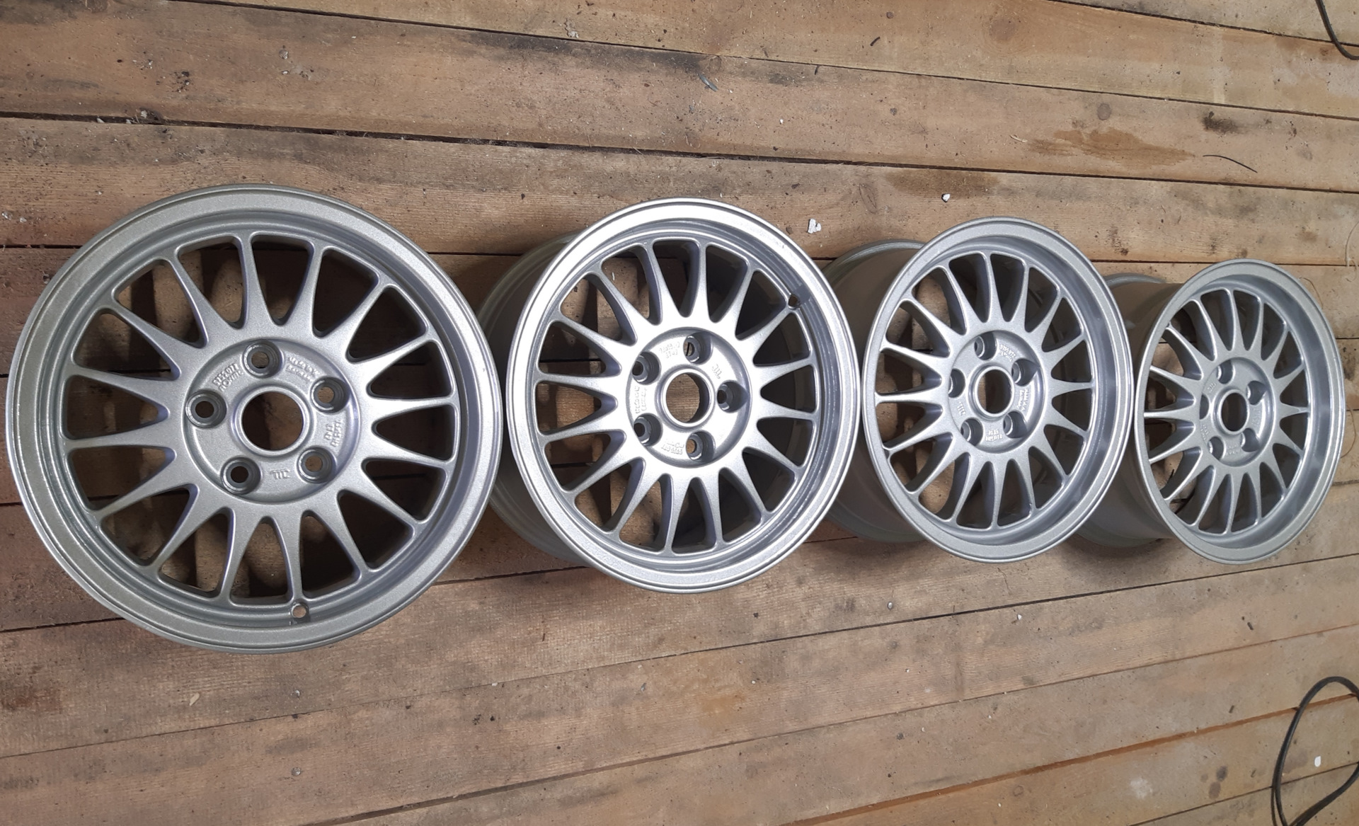 Восстановили Ronal R8 15" — Audi Coupe (81/85), 2,3 л, 1985 года ...