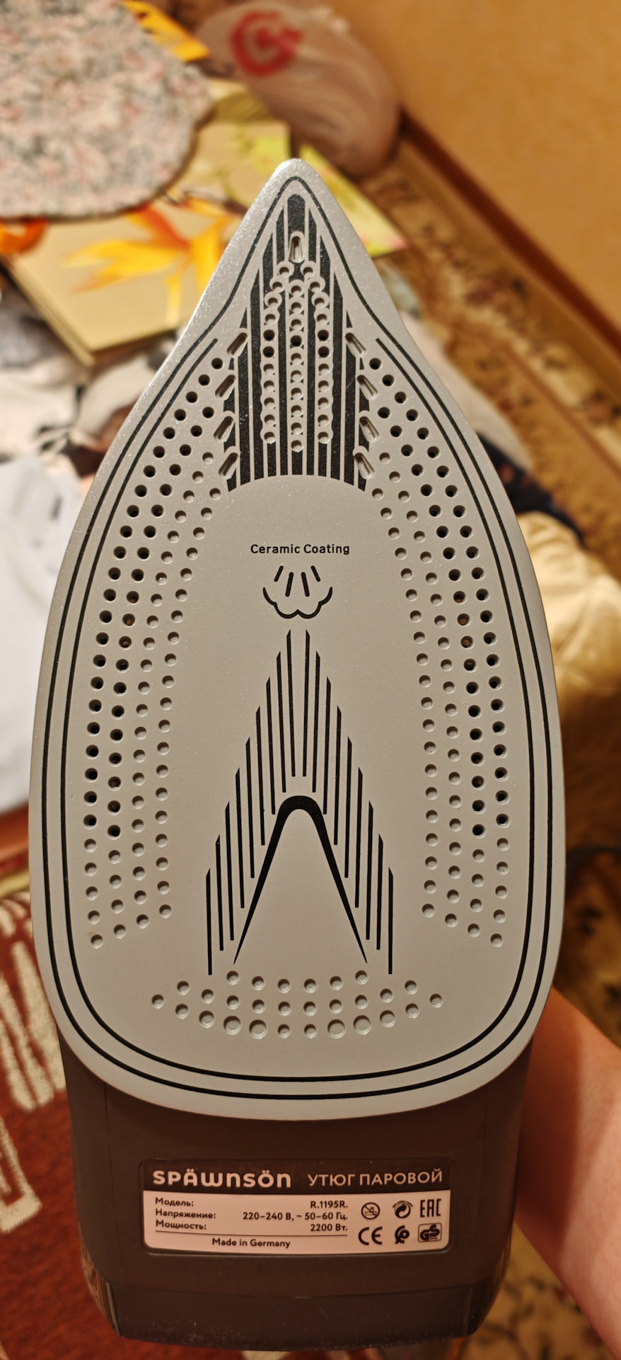 Spawnson – Утюг паровой для глажки и отпаривания (R.1195R)! — DRIVE2