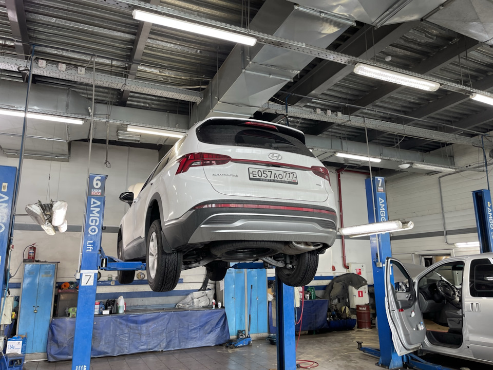 Профилактика шлицов — Hyundai Santa Fe (4G), 2,5 л, 2022 года | визит ...
