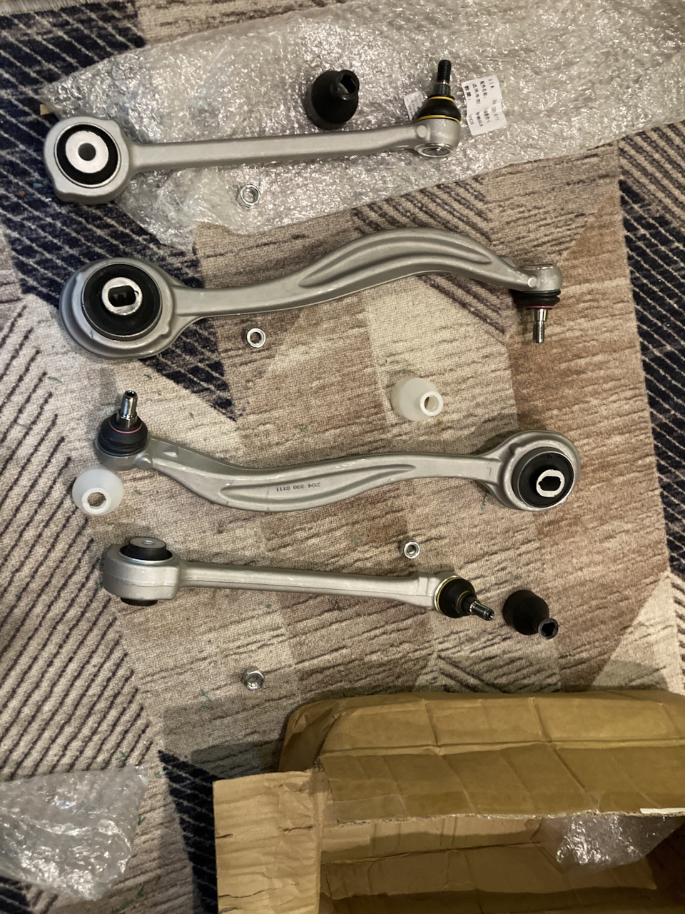 Рычаги передние — Mercedes-Benz GLK-Class (X204), 3 л, 2010 года ...