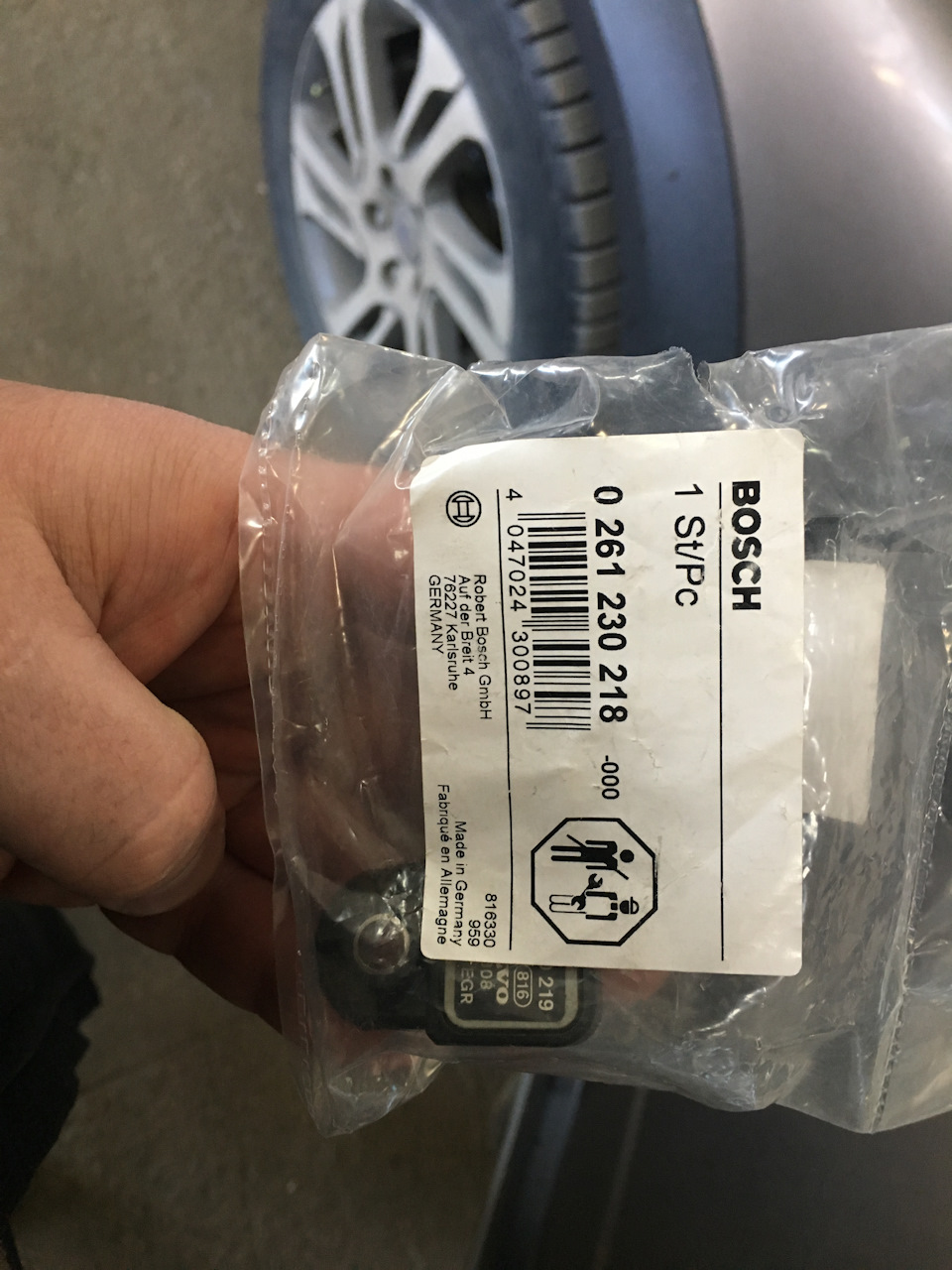 0261230218 Датчик давления наддува BOSCH | Запчасти на DRIVE2