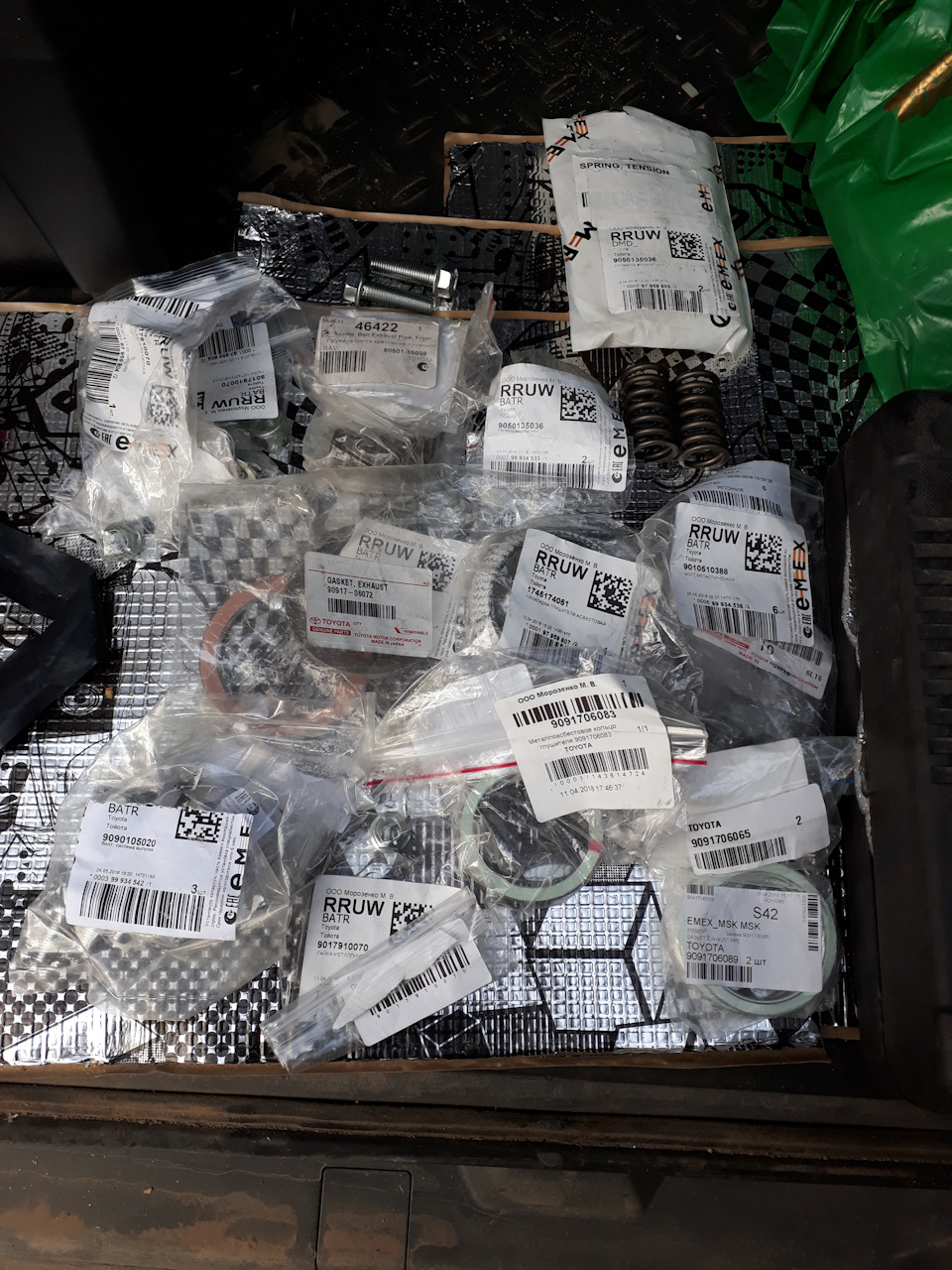 9091706089 Кольцо глушителя TOYOTA (50*62*5) TOYOTA LEXUS | Запчасти на ...